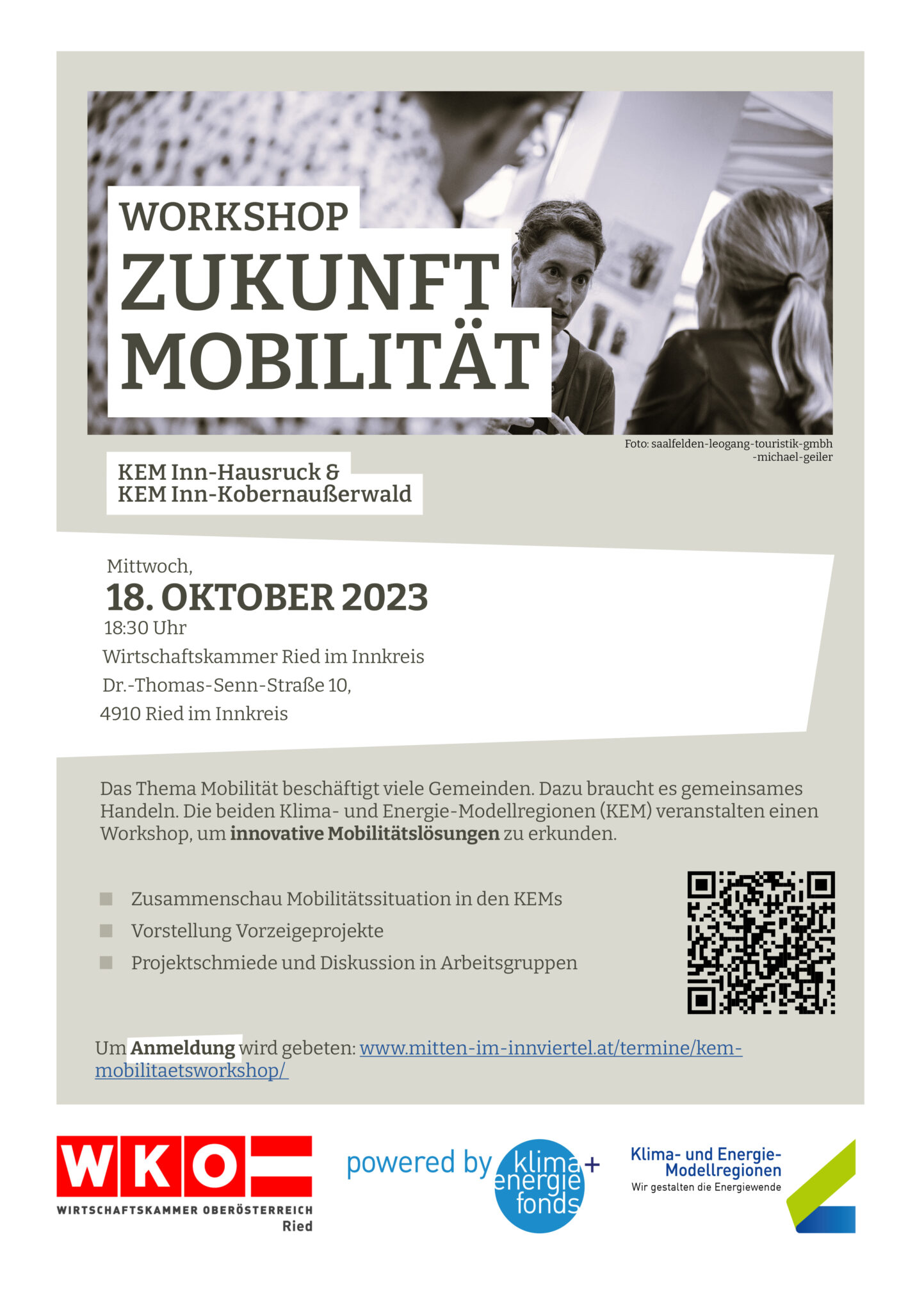 KEM: Workshop Zukunft Mobilität – Mitten im Innviertel